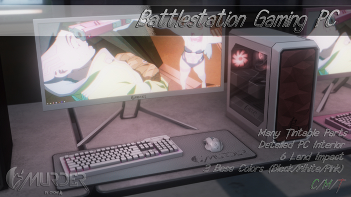 Second Life Marketplace - /MURDER\ Battlestation Gaming PC